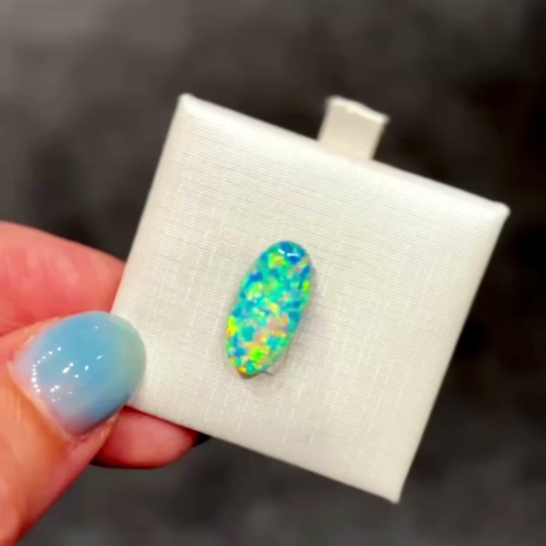 3.32ct black opal 15.8x7.8x4.1MM – opalmermaidsau